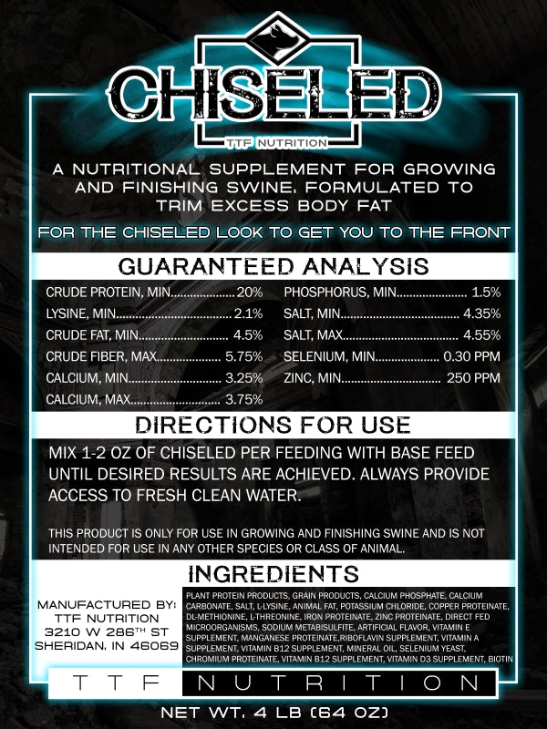 Chiseled Showpig Supplement – TTF Nutrition